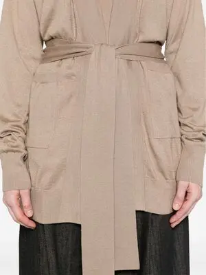 WILD CASHMERE Scarlet Belted Cardigan