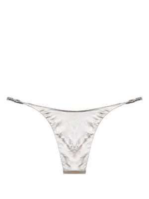 ISA BOULDER Rope Reversible Bikini Bottom - Grey