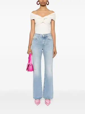 Balmain Mid-rise Flared Jeans - Blue
