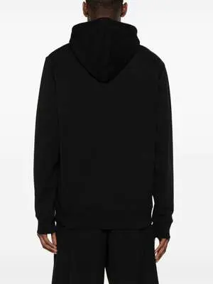 Balmain Signature Cotton Hoodie - Black