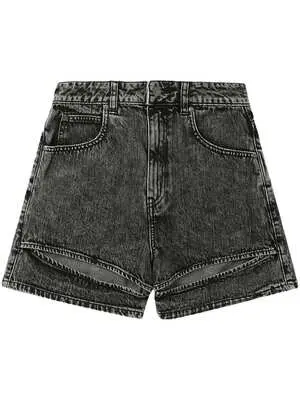 Izzue Logo-patch Cotton Shorts