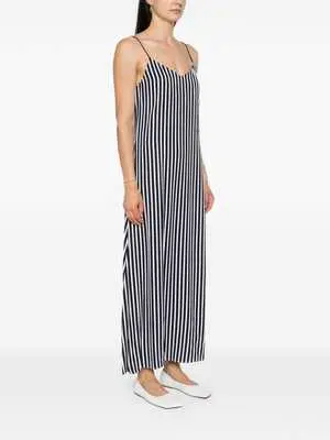Tommy Hilfiger Sleeveless Striped Maxi Dress - Blue