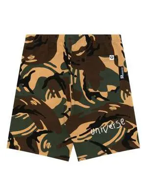 AAPE BY *A BATHING APE Camouflage-print Track Shorts