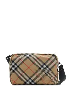 Burberry Vintage Check Messenger Bag - Neutrals