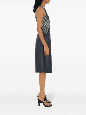 Burberry Checkered Cotton Top