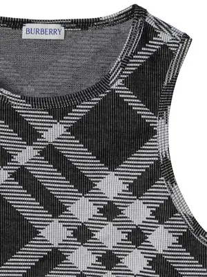 Burberry Checkered Cotton Top