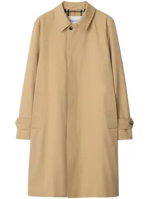 Burberry Water-resistant Cotton Car Coat
