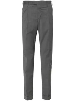 PT TORINO Tapered-leg Tailored Trousers - Grey