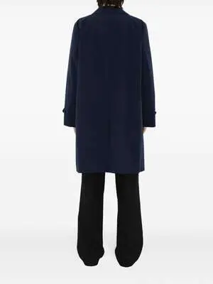 Burberry Water-resistant Cotton Car Coat - Blue