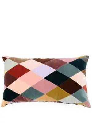 CHRISTINA LUNDSTEEN Emma Velvet Cushion - Green