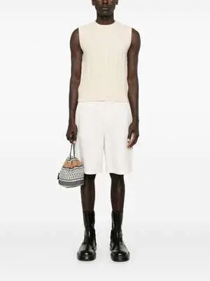 Acne Studios Face Logo-appliqué Cable-knit Jumper