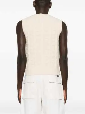 Acne Studios Face Logo-appliqué Cable-knit Jumper