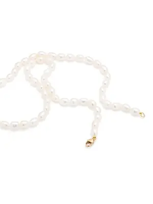 Adina Reyter 14kt Yellow Gold Seed Pearl Necklace - White