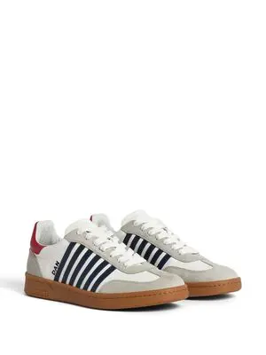 Dsquared2 Panelled Boxer Sneakers - White