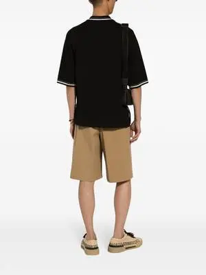 Dolce & Gabbana Pleat-detail Bermuda Shorts - Neutrals
