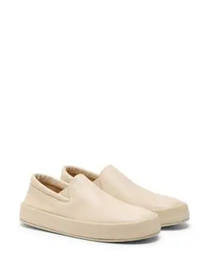 Marsèll Cassapelle Leather Sneakers - Neutrals
