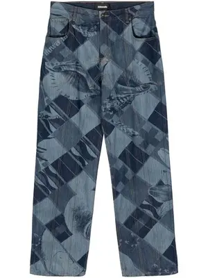 Ahluwalia Low-rise Straight-leg Jeans