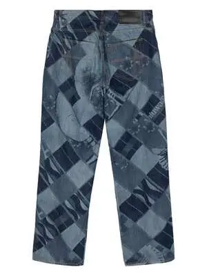 Ahluwalia Low-rise Straight-leg Jeans