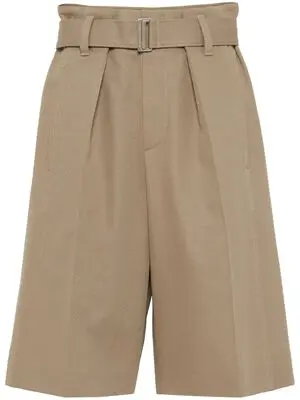 Brunello Cucinelli Belted Tailored Bermuda Shorts
