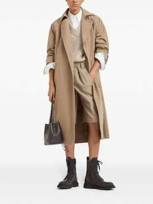 Brunello Cucinelli Belted Tailored Bermuda Shorts