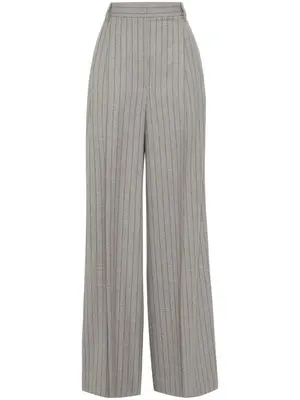 Brunello Cucinelli Wide-leg Wool Trousers