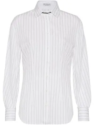 Brunello Cucinelli Striped Button-up Shirt