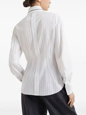 Brunello Cucinelli Striped Button-up Shirt