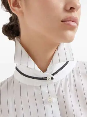 Brunello Cucinelli Striped Button-up Shirt