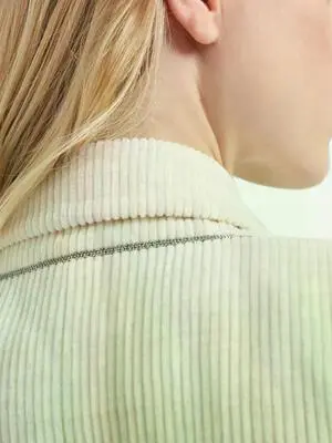 Brunello Cucinelli Corduroy Double-breasted Blazer - Neutrals