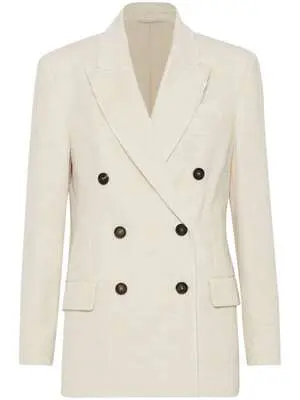 Brunello Cucinelli Corduroy Double-breasted Blazer