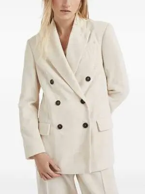 Brunello Cucinelli Corduroy Double-breasted Blazer