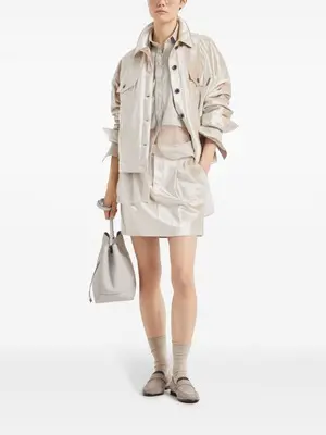 Brunello Cucinelli Padded Jacket - Neutrals
