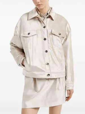Brunello Cucinelli Padded Jacket - Neutrals