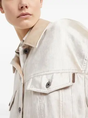 Brunello Cucinelli Padded Jacket - Neutrals