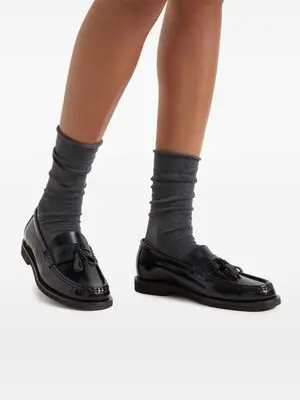 Brunello Cucinelli Monili-tassel Polished Leather Loafers