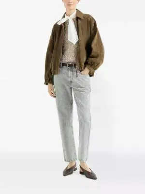 Brunello Cucinelli Mid-rise Tapered Jeans
