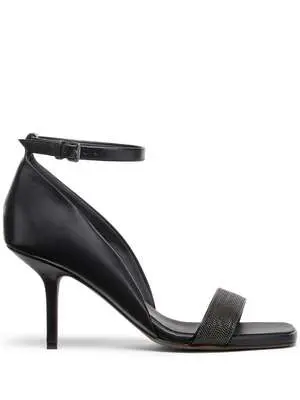 Brunello Cucinelli Monili-trim Leather Sandals