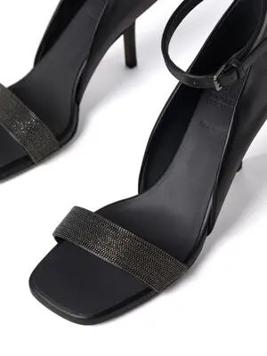 Brunello Cucinelli Monili-trim Leather Sandals