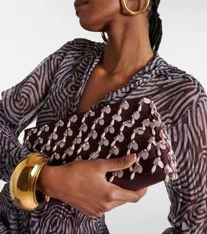 Dries Van Noten Embellished Clutch
