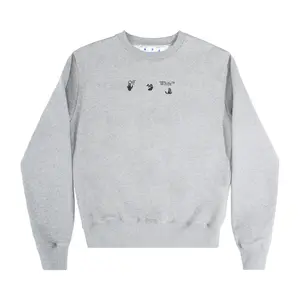 Off-White Marker Slim Crewneck - Grey