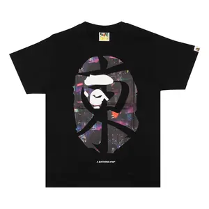 A BATHING APE Neon Tokyo Kanji Tee - Black