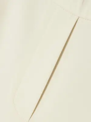 Theory Treeca Crepe Slim-leg Trousers - Neutrals