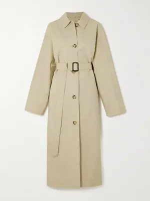 TOTEME Organic Cotton And Silk-blend Trench Coat