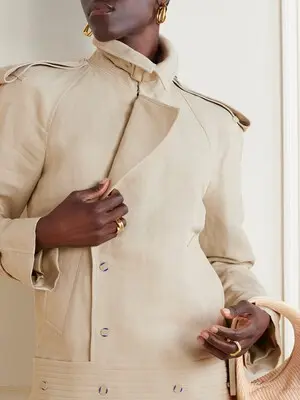 Burberry Canvas Trench Coat