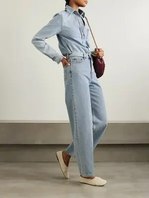 TOTEME High-rise Wide-leg Jeans