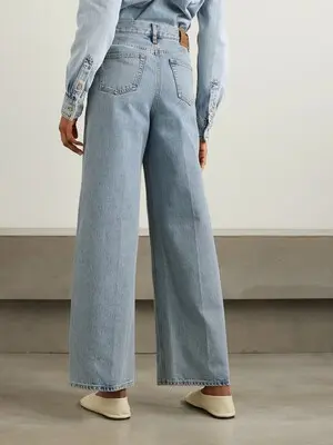 TOTEME High-rise Wide-leg Jeans