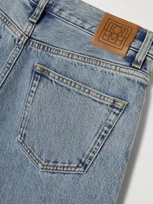 TOTEME High-rise Wide-leg Jeans