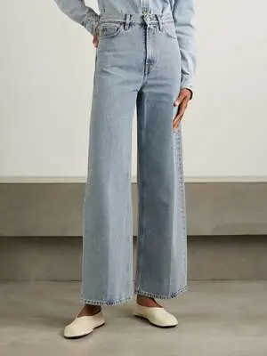 TOTEME High-rise Wide-leg Jeans