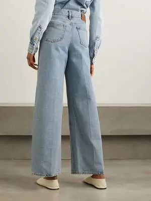 TOTEME High-rise Wide-leg Jeans