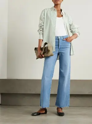FRAME Striped Cotton Shirt